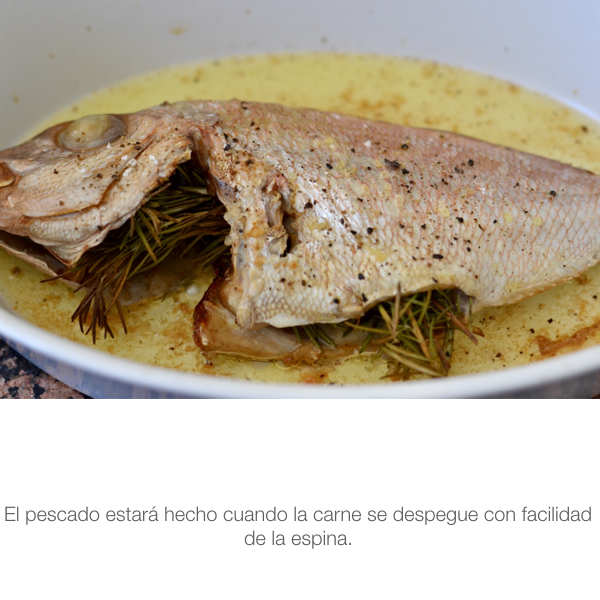 Pargo al horno para dos | Paloma de la Rica