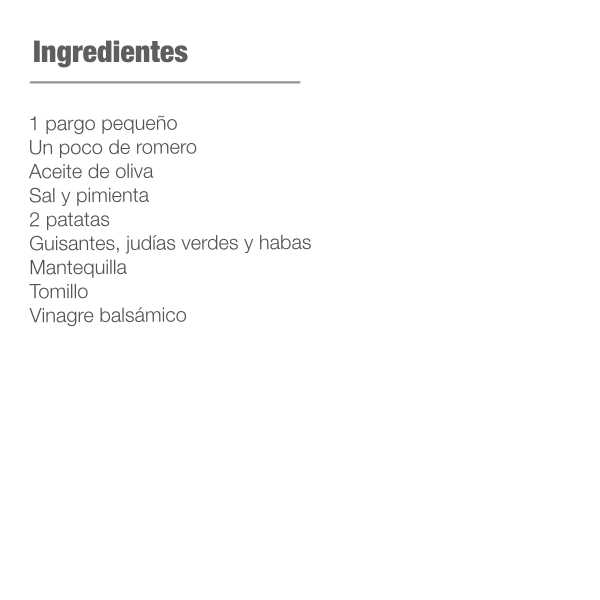 Pargo al horno para dos | Paloma de la Rica